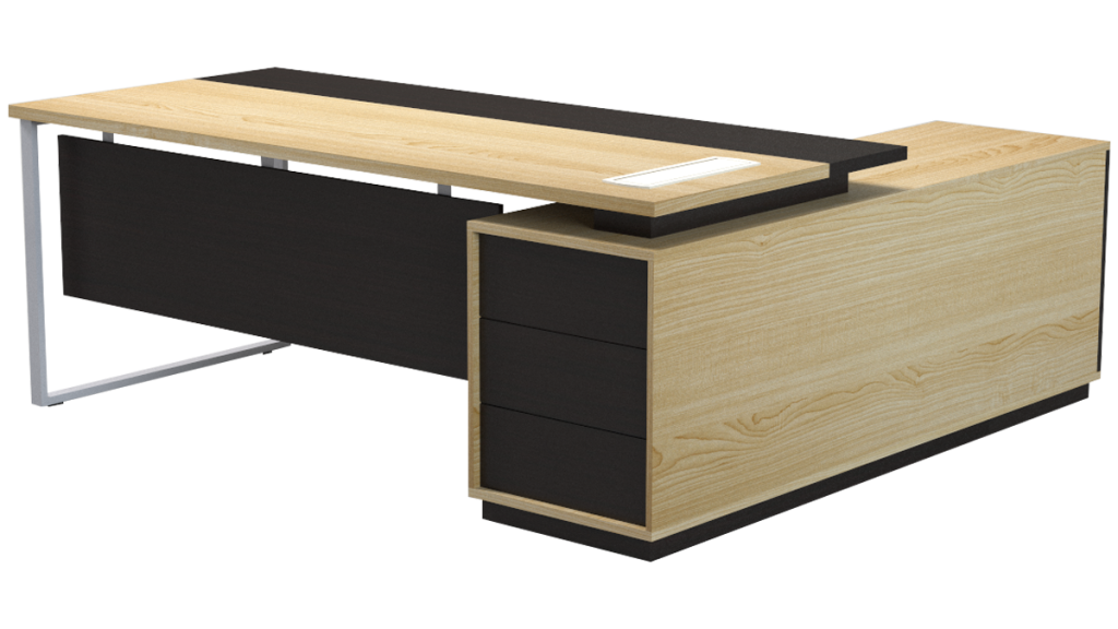 Meja Pimpinan Letter L 200 – PT DEKA SARI PERKASA